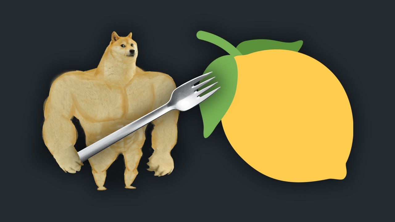 Buff Doge eats a lemon and dies - YouTube