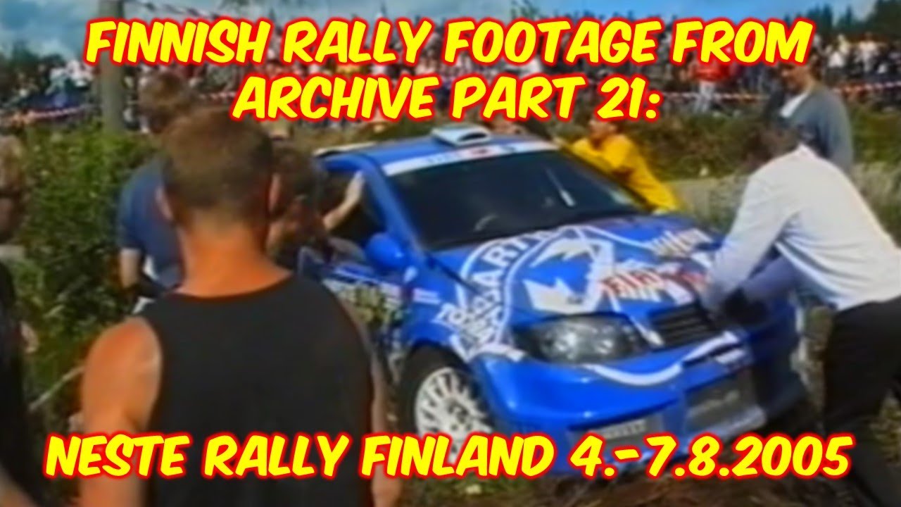 Finnish rally footage from archive part 21: Neste Rally Finland 4.-7.8. ...
