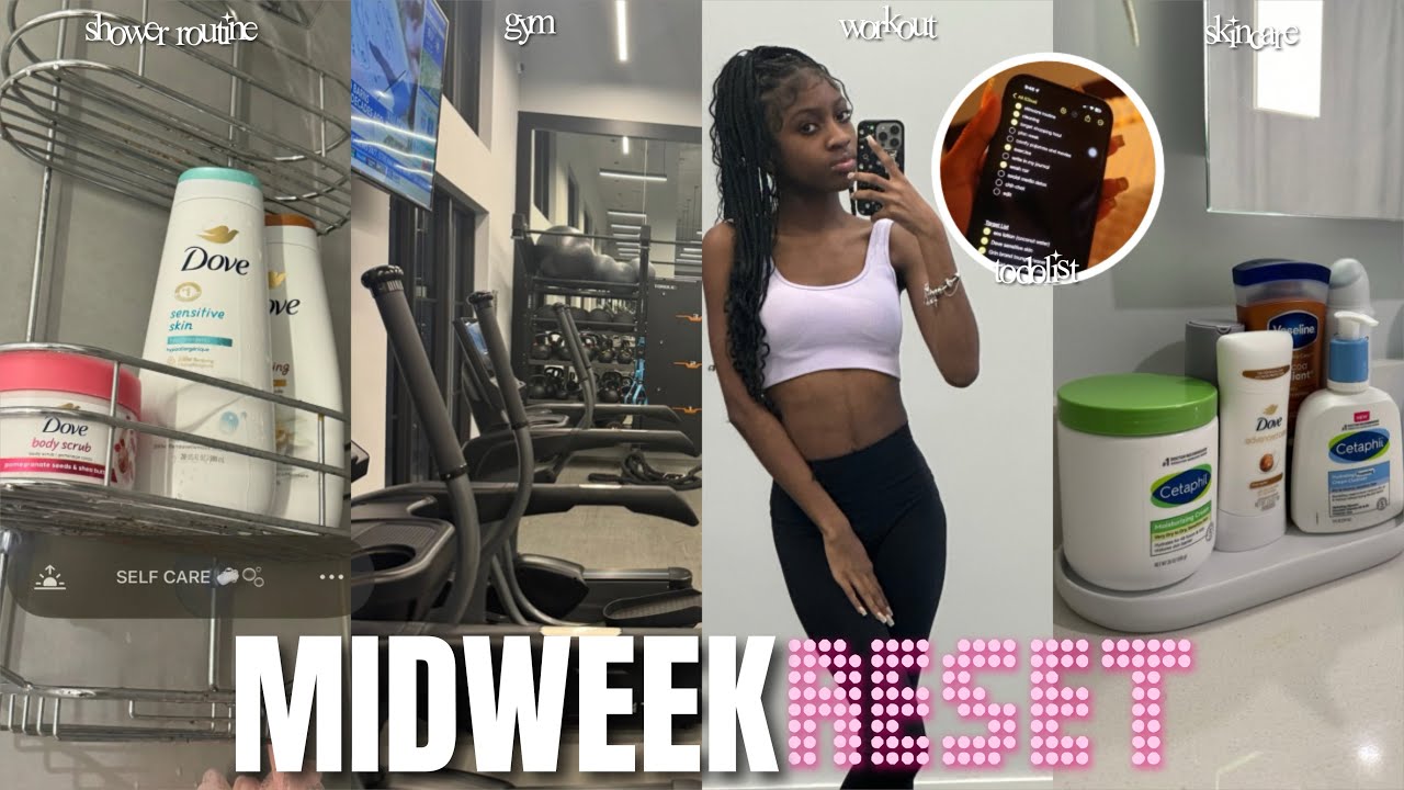 Mid Week Reset ᥫ᭡ | cleaning ,chit-chat ,skincare ,studying & hygiene ...