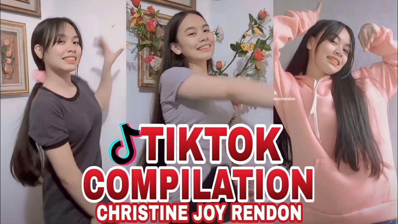 TIKTOK DANCE COMPILATION !!! ( MOST POPULAR ) | CHRISTINE JOY RENDON ...