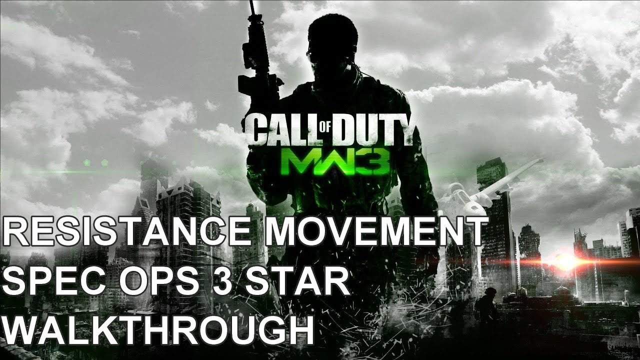 Call of Duty: Modern Warfare 3 Walkthrough - Resistance Movement Spec ...