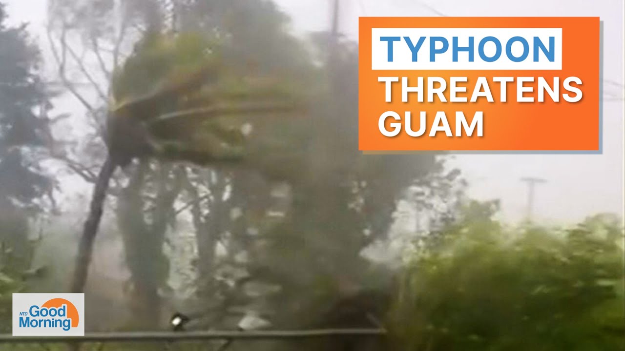 Typhoon Mawar Nears Guam, Most Powerful Storm to Hit U.S. Pacific In ...