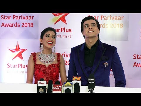 Kartik & Naira Aka Shivangi & Mohsin At Star Parivar Awards 2018 | RED CARPET
