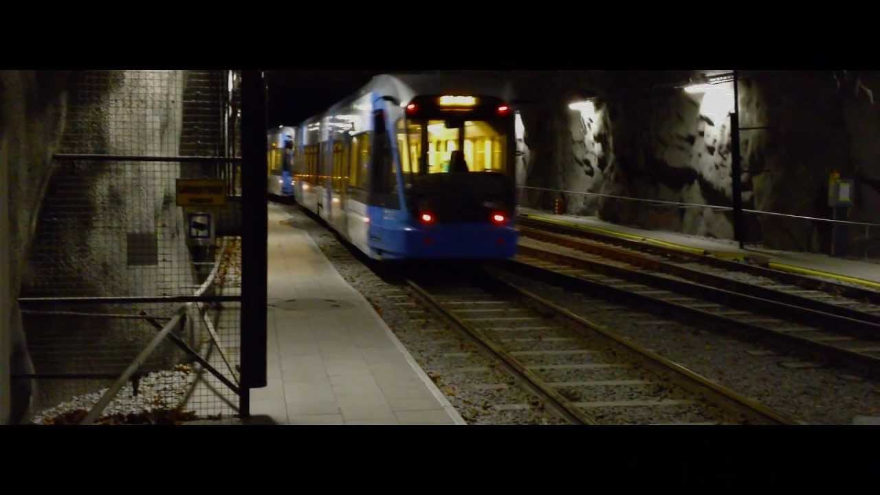 Tvärbana / Tram A32 - Alvik (HD) - YouTube