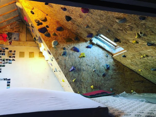 Rock Climbing Wall Attic Climbing Wall Attic Installation