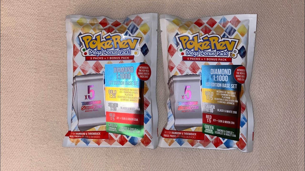 *OPENING NEW POKEREV 6.0 DIAMOND MYSTERY PACKS* 💎 - Pokémon Cards ...