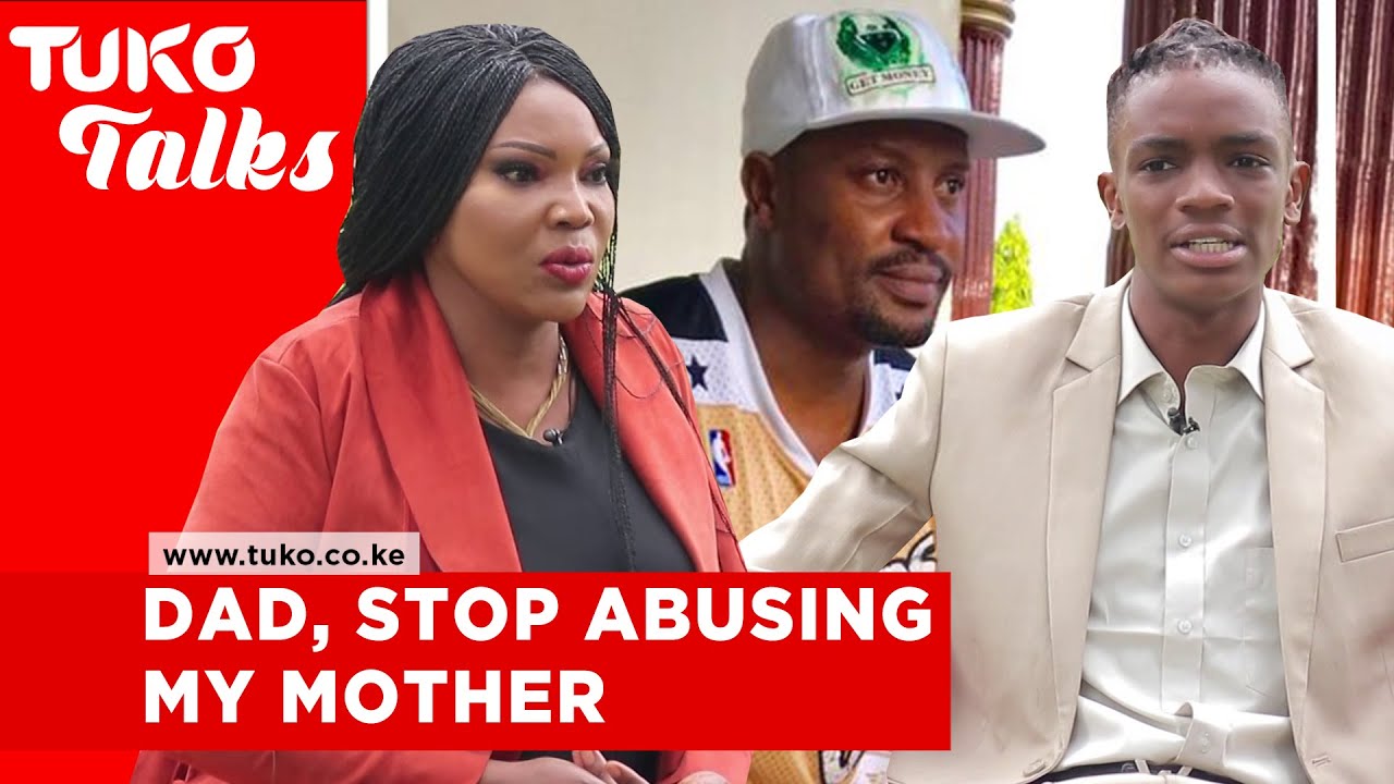 Dad, stop abusing my mother.Joyce Akinyi's son begs his father Tony ...