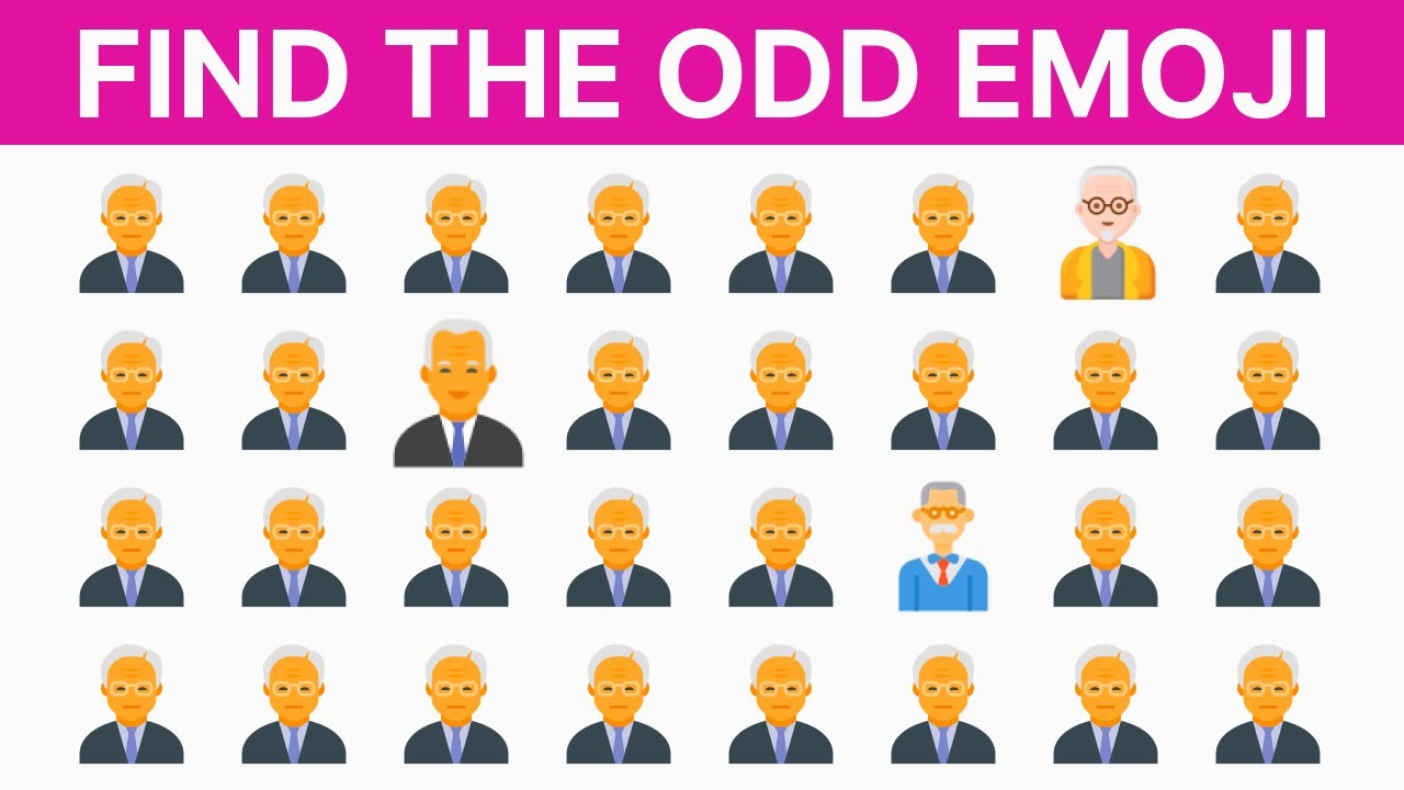 Find The Odd Emoji Out Bernie Sanders #145 - Very difficult level by ...