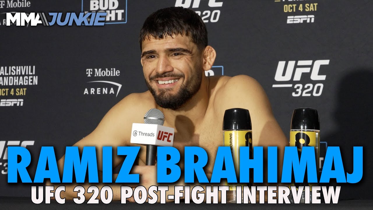 UFC 320 video: Ramiz Brahimaj rallies to submit Austin Vanderford