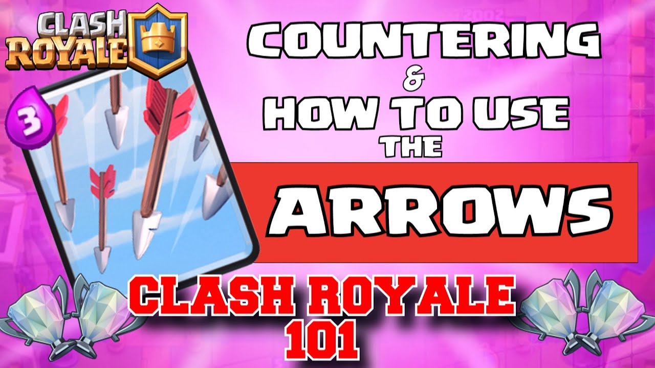 Clash Royale 101 | HOW TO USE & COUNTER THE ARROWS! EASY STRATEGY ...