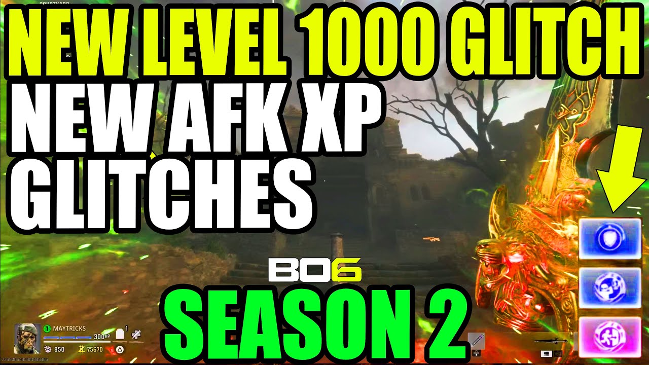 BO6 ZOMBIE GLITCH: NEW LEVEL 1000 GLITCH BO6 NEW AFK XP GLITCH BO6 NEW GOD MODE GLITCH BO6 ...