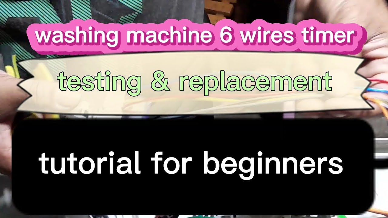 washing machine,6 wires wash timer test and replacement.,madali lang ...