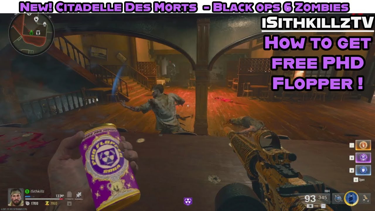 How to get free PHD Flopper on Citadelle Des Morts - Black ops 6 ...