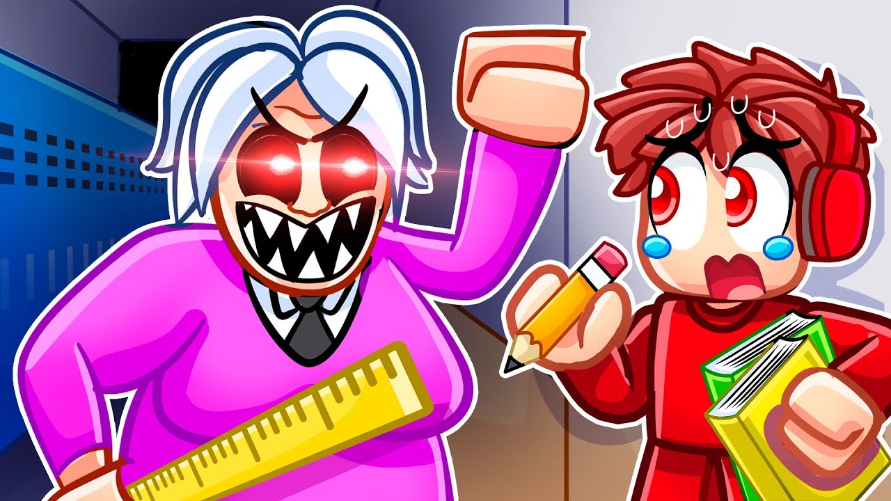 Escape EVIL School Teacher in Roblox - YouTube