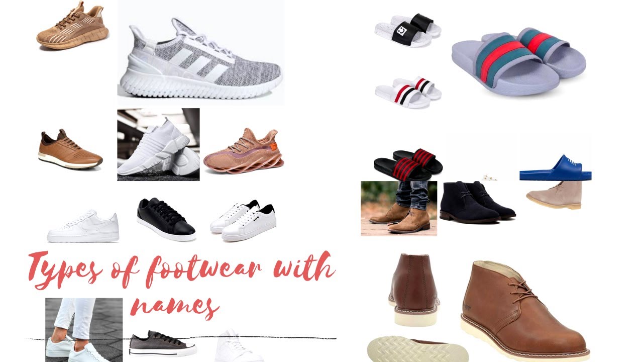 Types of footwears for Men with names | Various footwears | Stylin' Net ...
