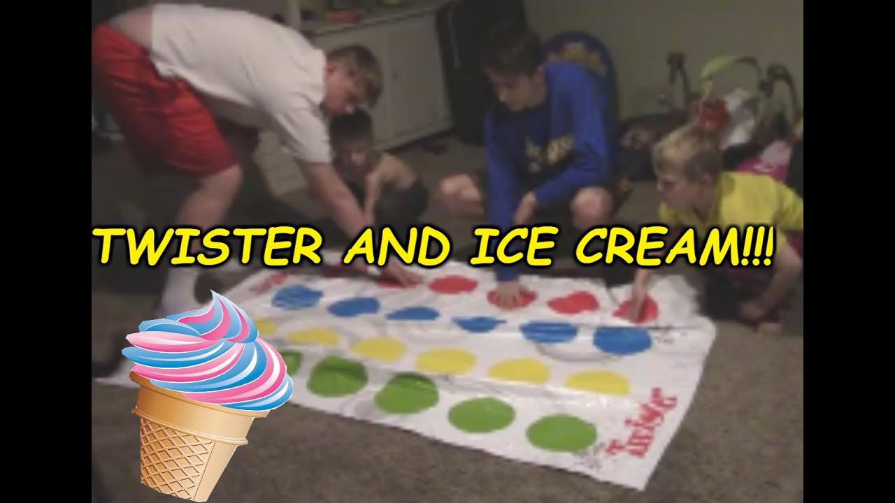 TWISTER AND ICE CREAM!! - YouTube