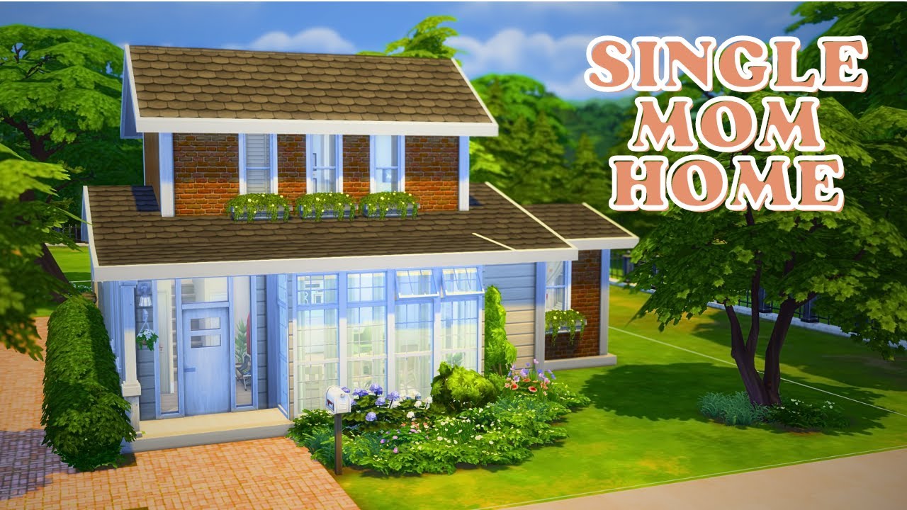 COZY SINGLE MOM HOME || The Sims 4: Speed Build - YouTube
