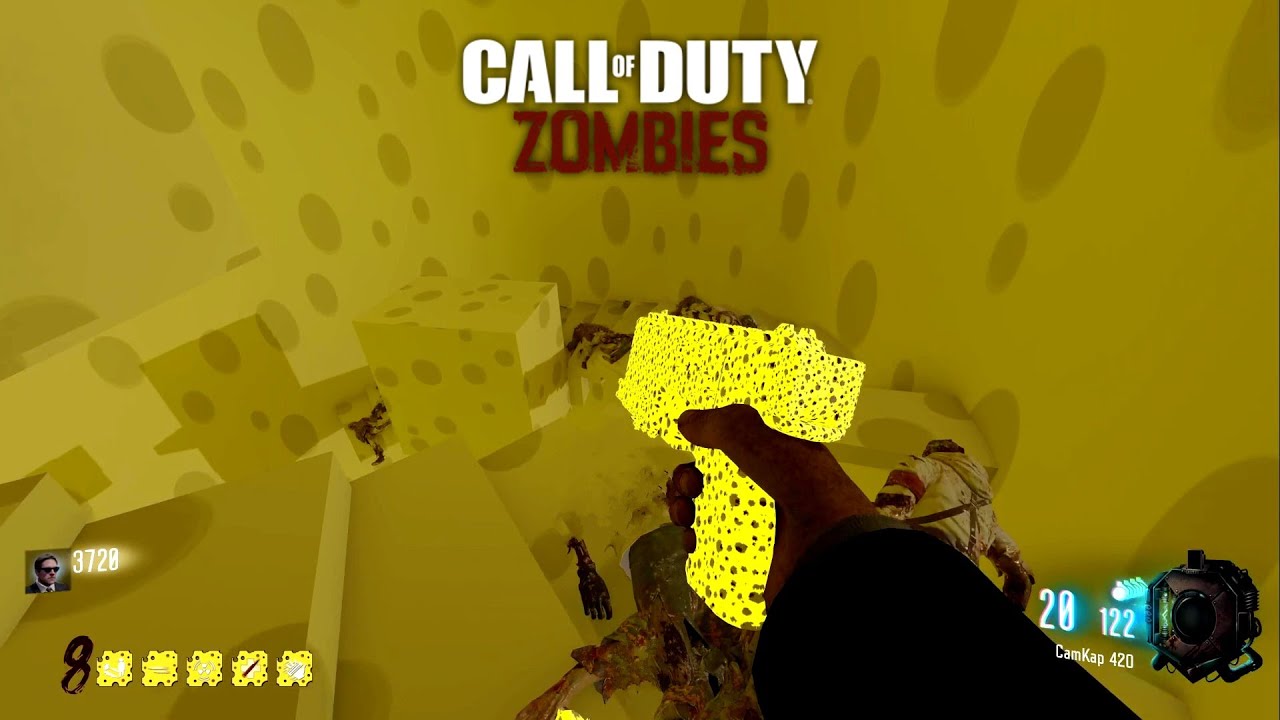 THE IMPOSSIBLE CHEESE CUBE CALL OF DUTY ZOMBIES - YouTube
