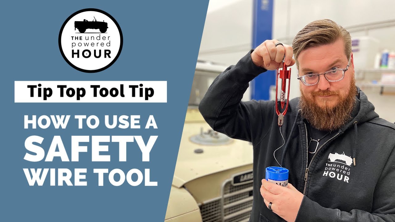 Tip Top Tool Tip: How to use a Safety Wire Tool - YouTube