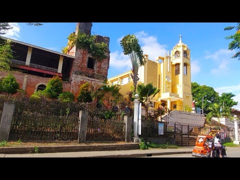 [4k] St. Julian De Cuenca Parish , Janiuay Town Plaza, Janiuay, Iloilo ...
