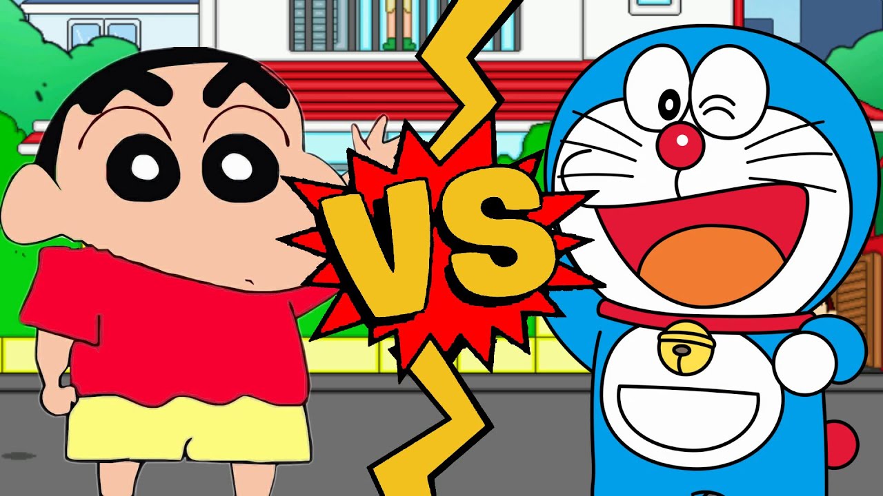 M.U.G.E.N. Battles | Shin Chan vs Doraemon - YouTube