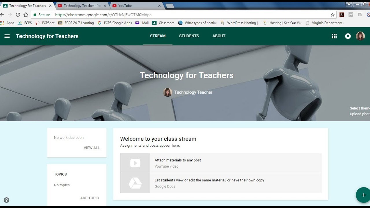 Google Classroom - Sign Up and Create a Course - YouTube