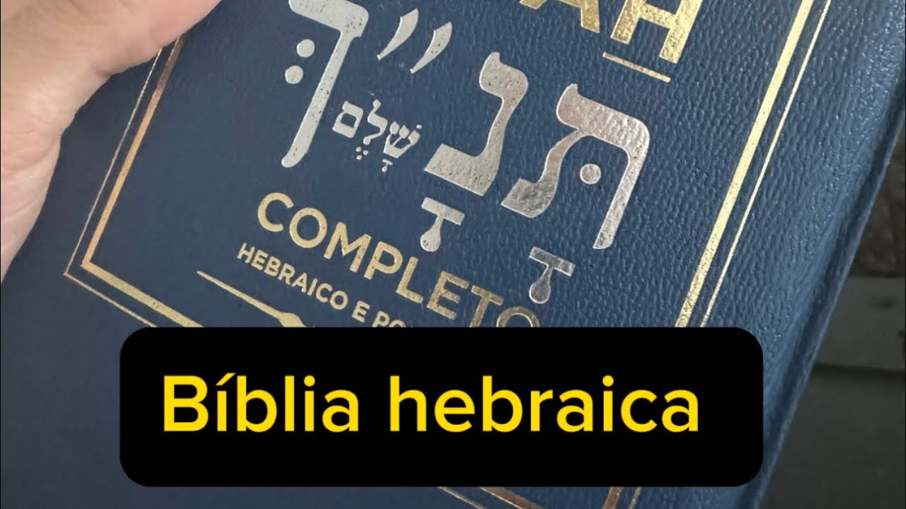 Bíblia hebraica - YouTube