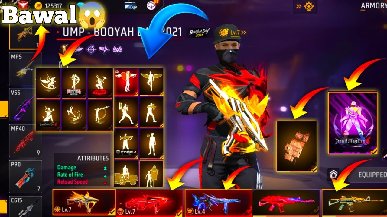 Free Fire Hip Hop Bundle Video Available Today 😱 2 Evo Max And Best ...