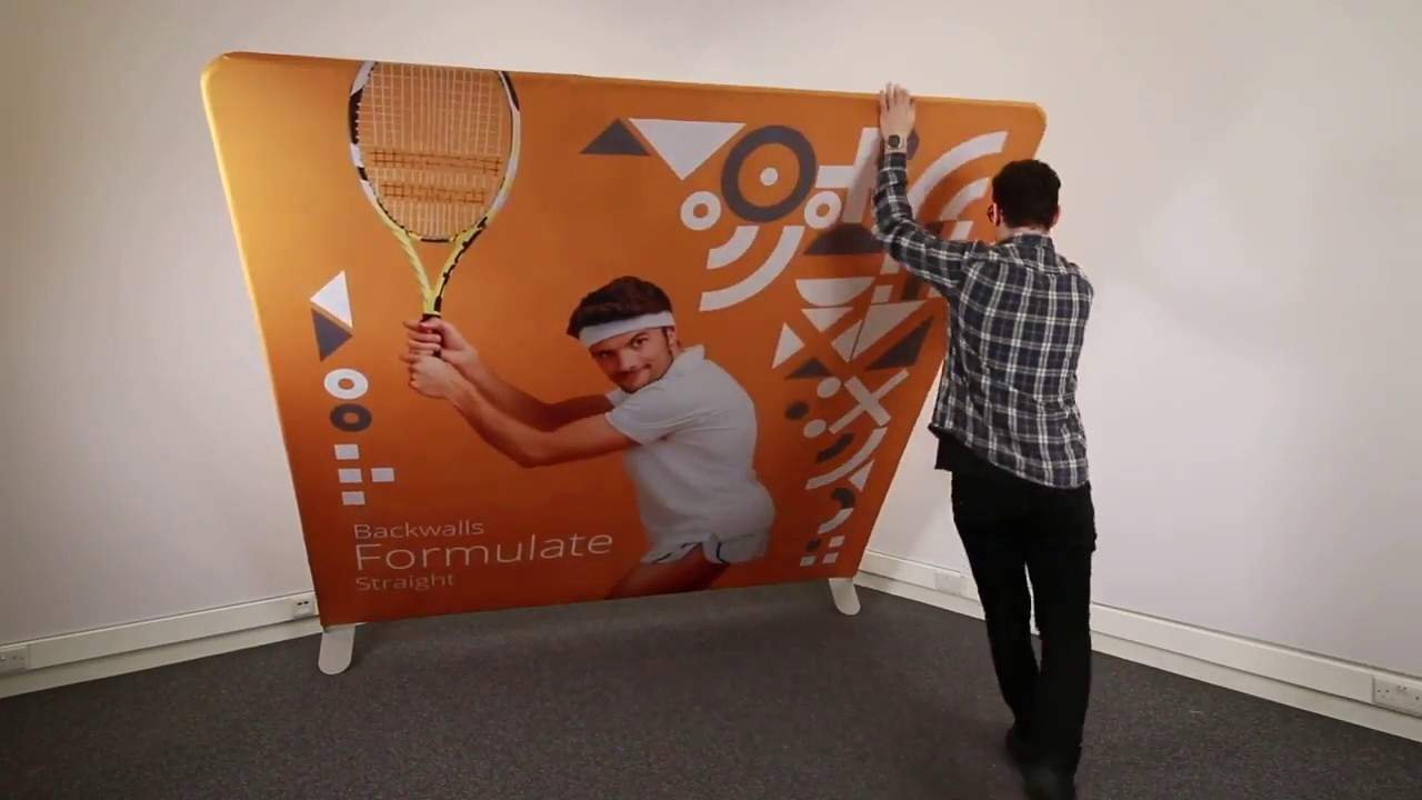 How To Assemble Formulate Straight Fabric Display Stands | XL Displays ...