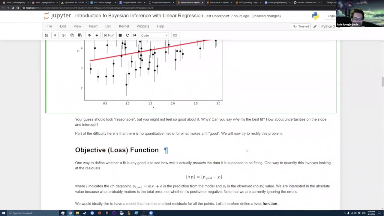 Astro Hack Week - Intro to Bayesian Interface with Linear Regression ...
