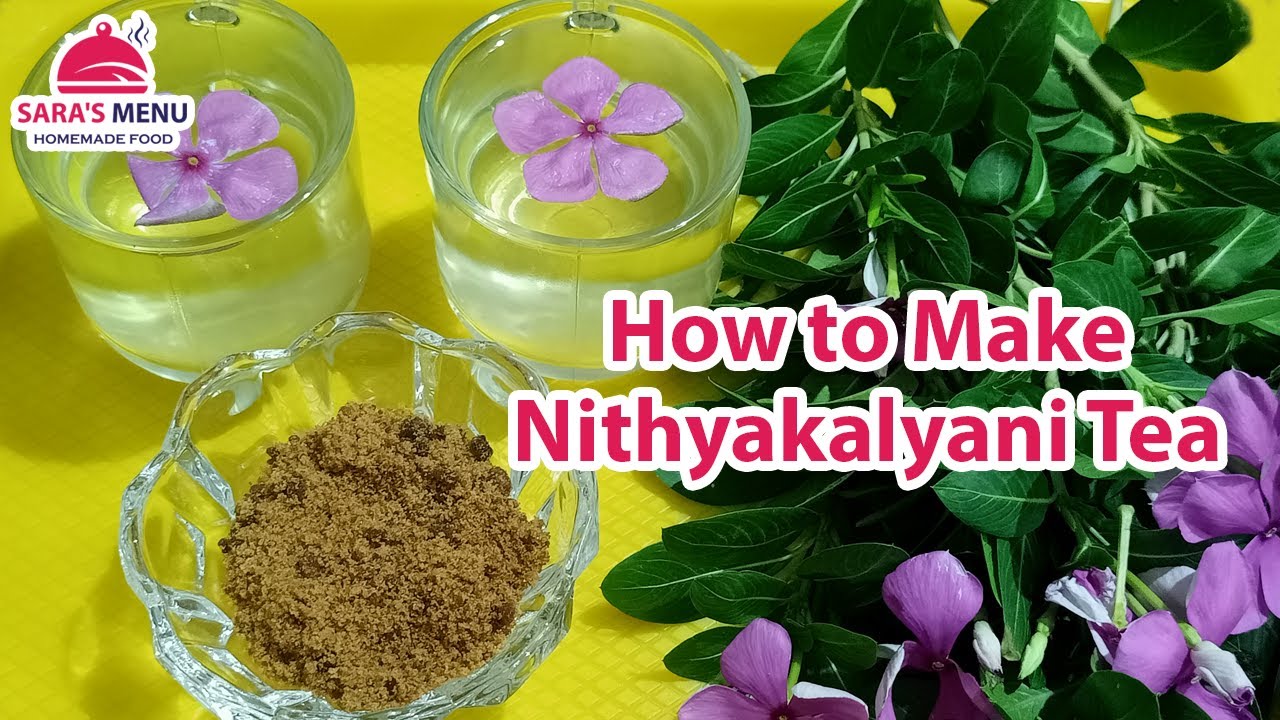 How to make Nithyakalyani Tea | Periwinkle Pink Tea | Herbal Tea Recipe ...