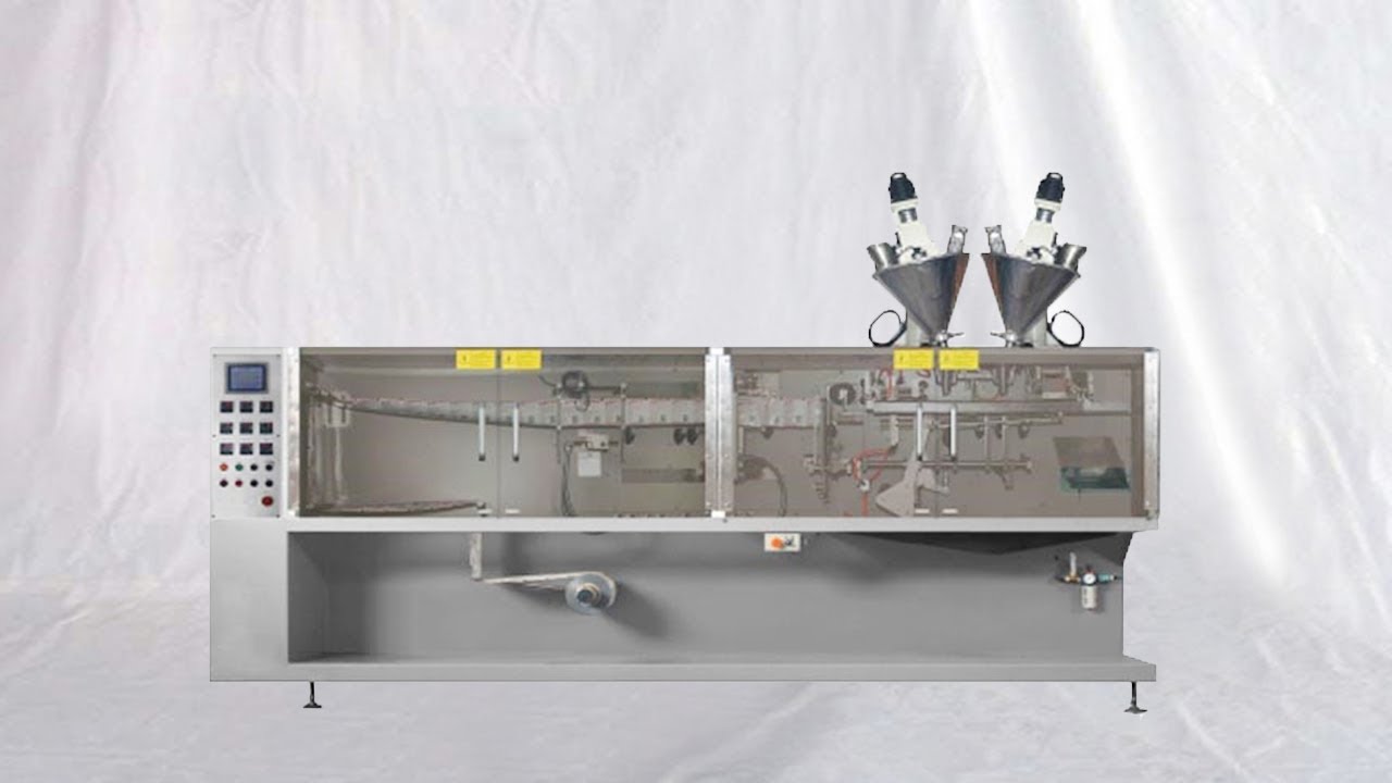 fully automatic horizontal type powder packaging machine HFFS bags form ...
