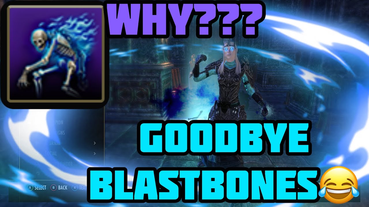 ESO Why Would Zos Do This To Blastbones?💀 - YouTube