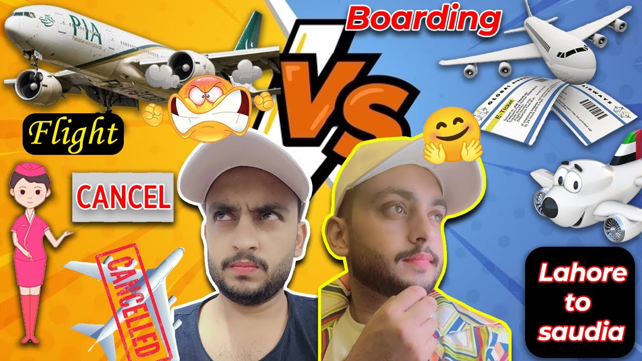 🌍 Flight cancel to Boarding / PIA Airline Lahore🔥"Pakistan to Saudia ...