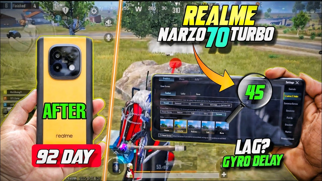 ⚡Don't Realme Narzo 70 turbo | Realme Narzo 70 turbo after 92 DAYS Full review Camera & BGMI ...