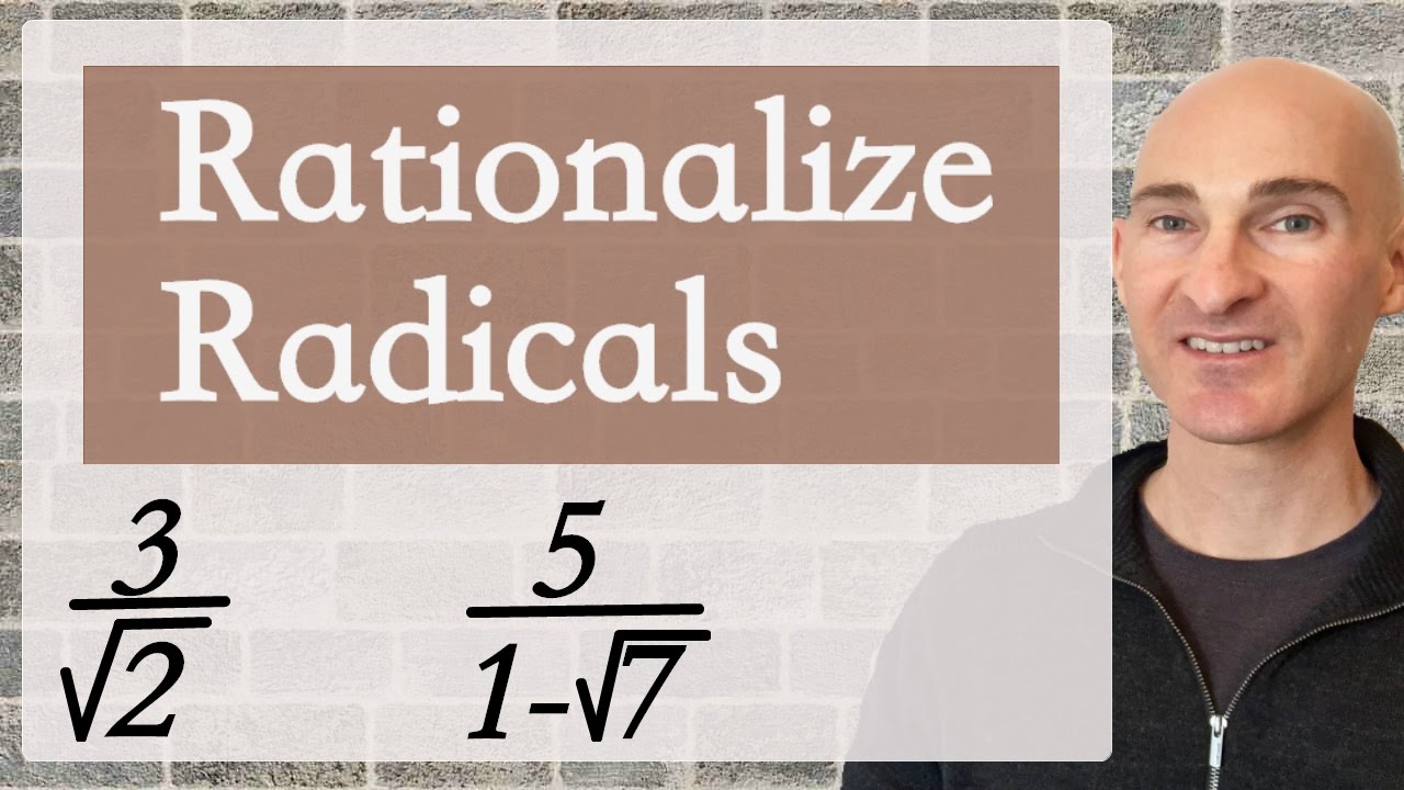 How to Rationalize Radicals - YouTube
