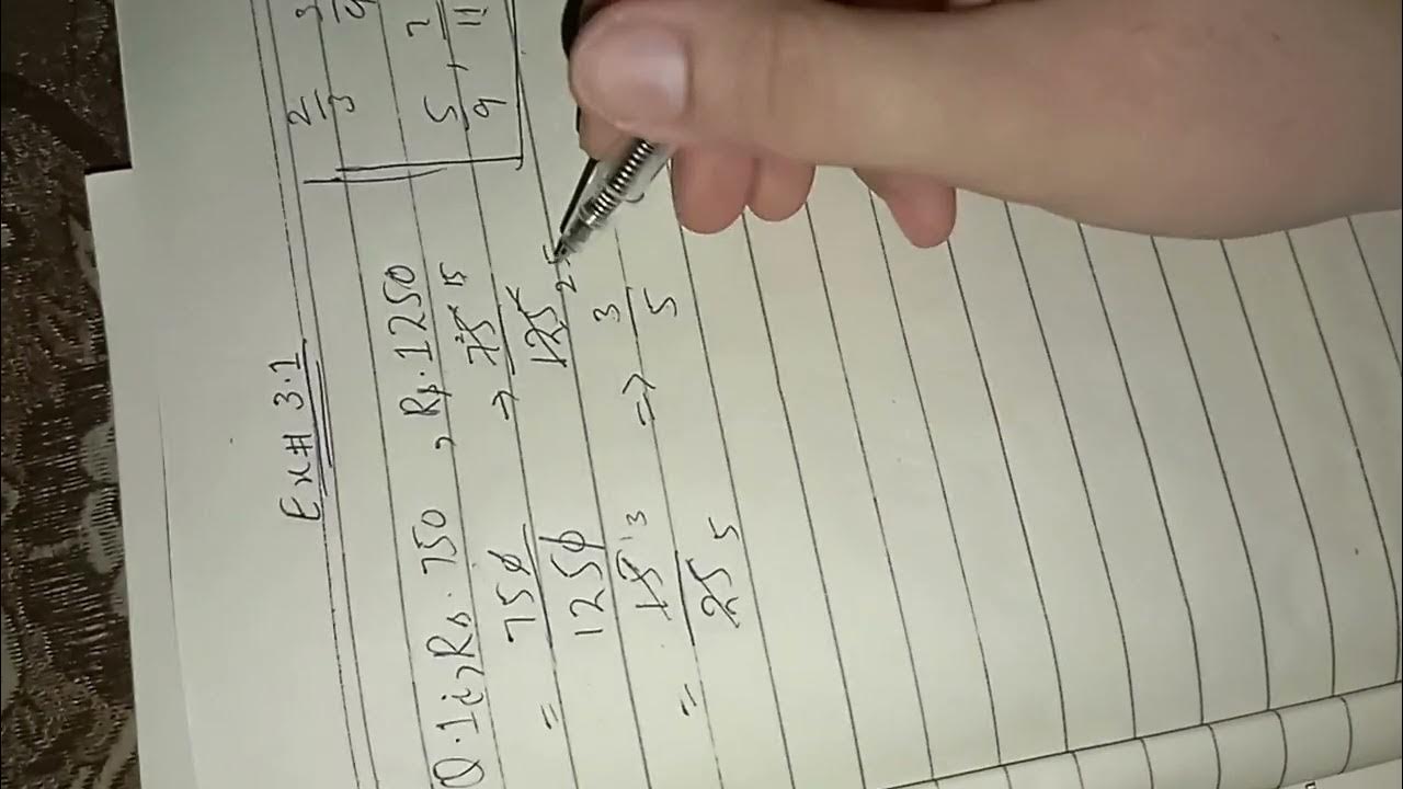 chapter #3 Q#1 Ex #3.1 | how to solve exercise 3.1 | 10th math science ...