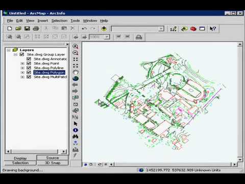 Export Cad to GIS - YouTube