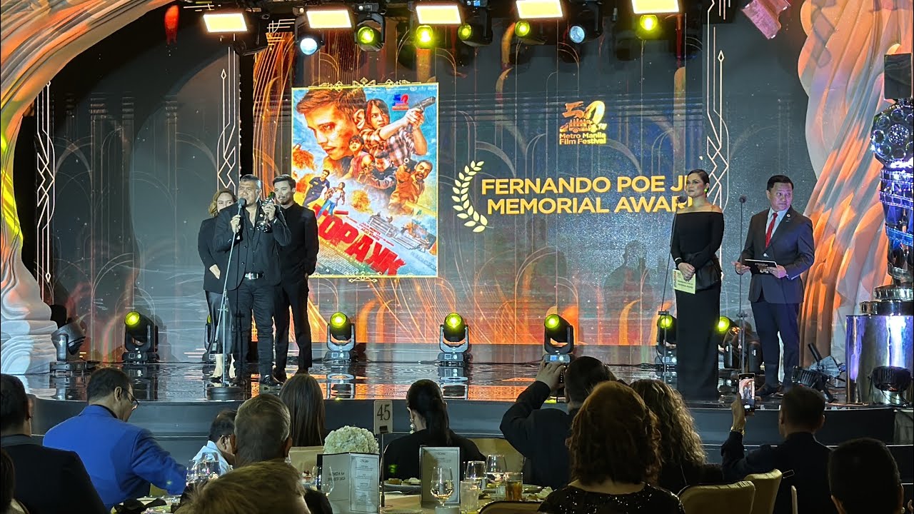 🔴 Topakk recieves FPJ Memorial Award #MMFF50GabiNgParangal | Full ...