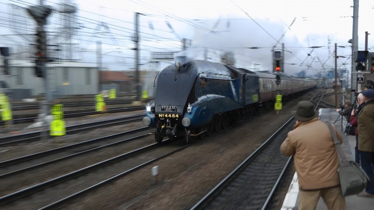 4464 Bittern in York and Doncaster 7th December 2013 - YouTube