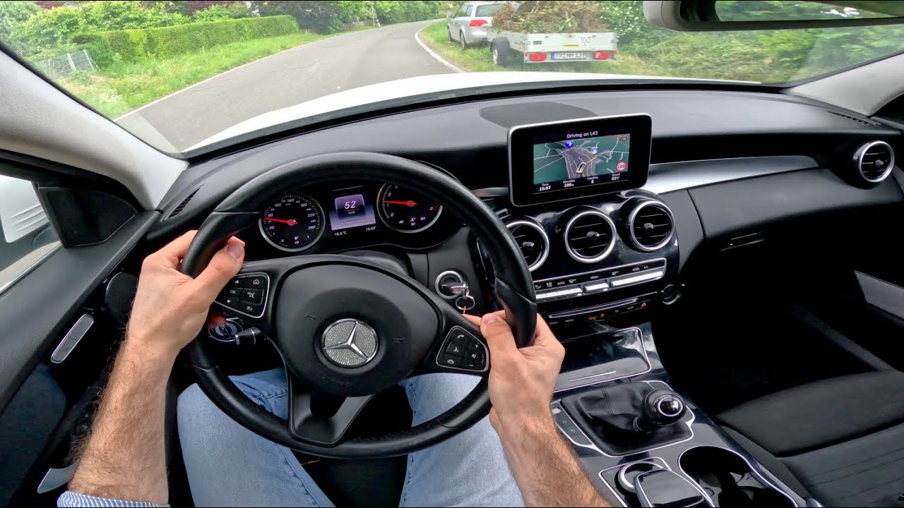 2015 Mercedes-Benz C180 Estate [1.6 - 156 HP] POV Test Drive 4K | Walk ...