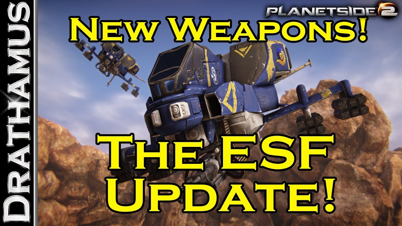 New ESF Weapons + The ESF Update! Planetside 2 PTS Coverage - YouTube