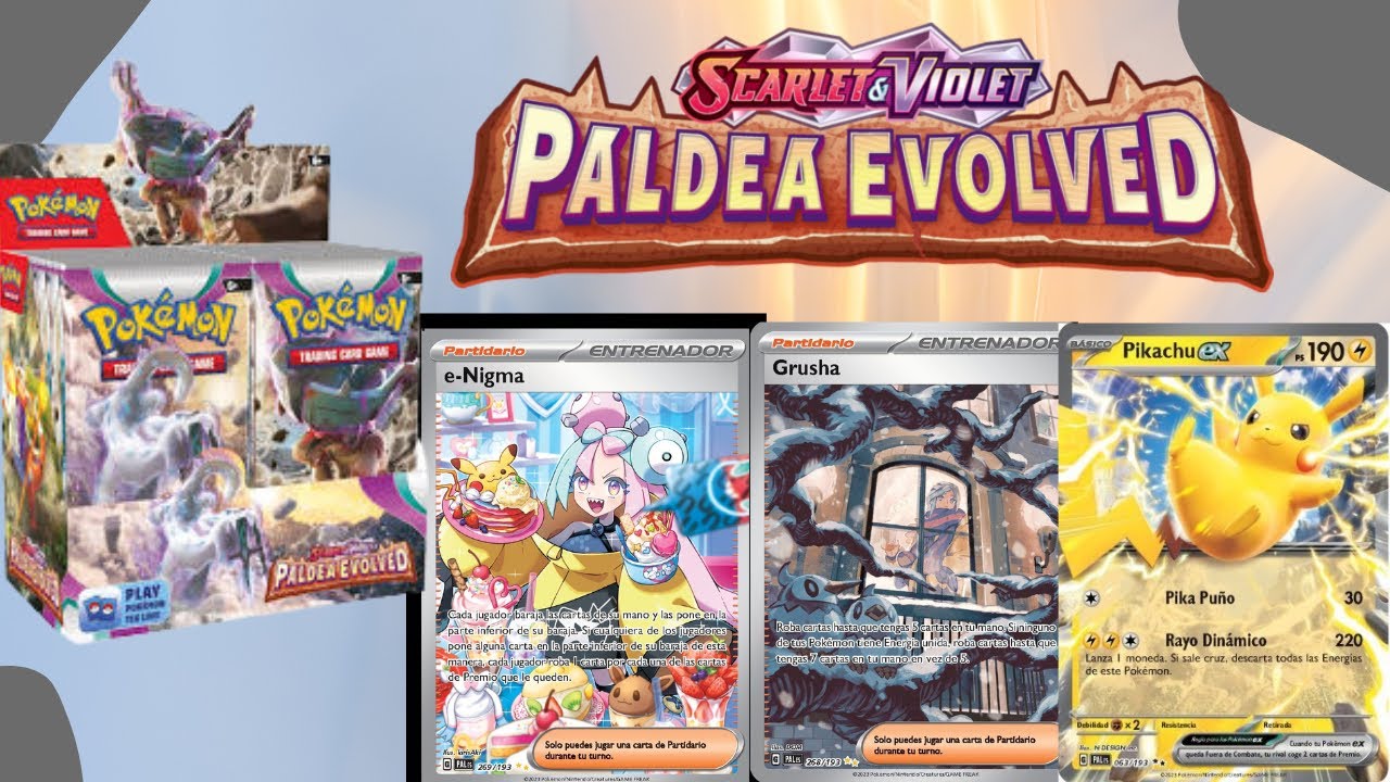 Pokemon Paldea Evolved English EX And Illustration Rares Revealed - YouTube