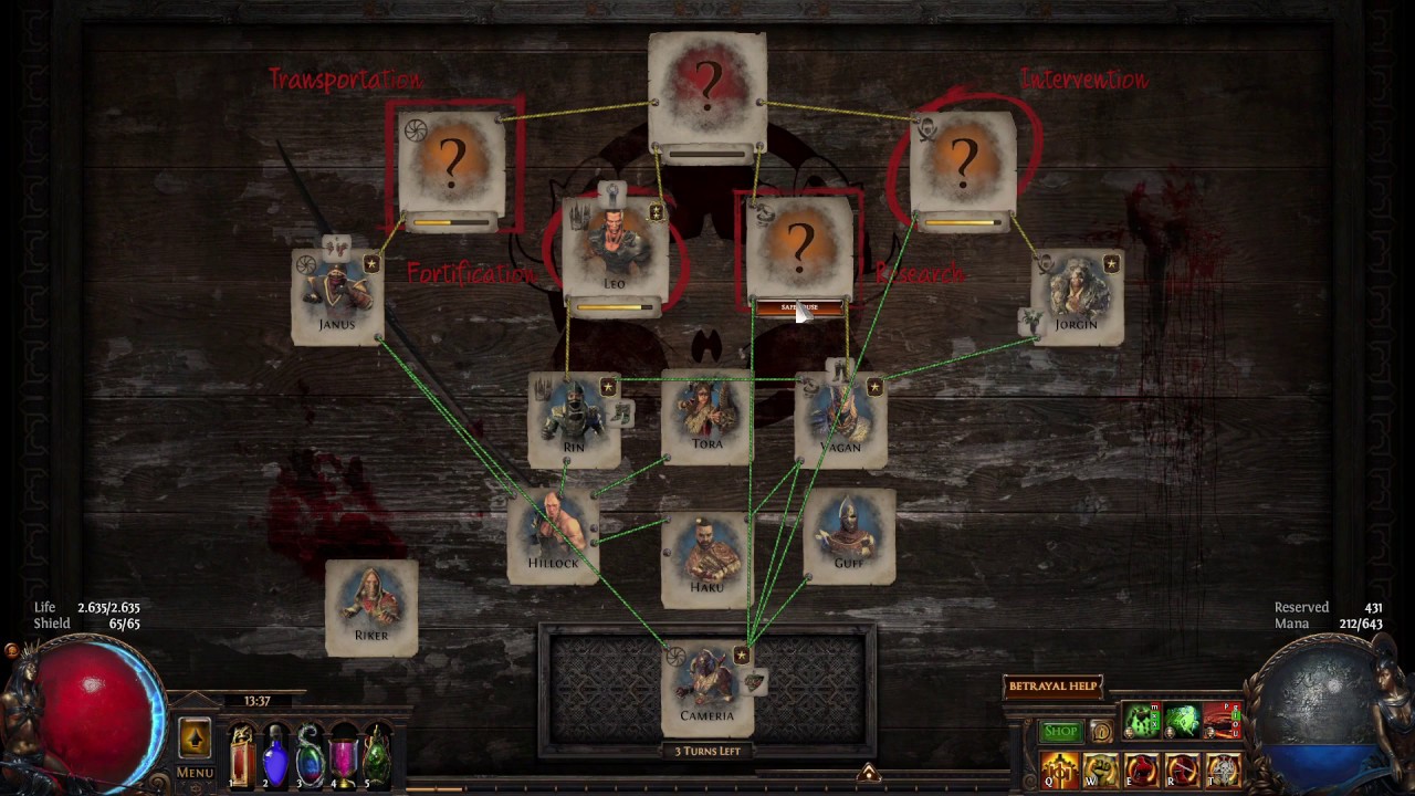 RESEARCH SAFEHOUSE SYNDICATE Gameplay with CYCLONE in PATH OF EXILE ...