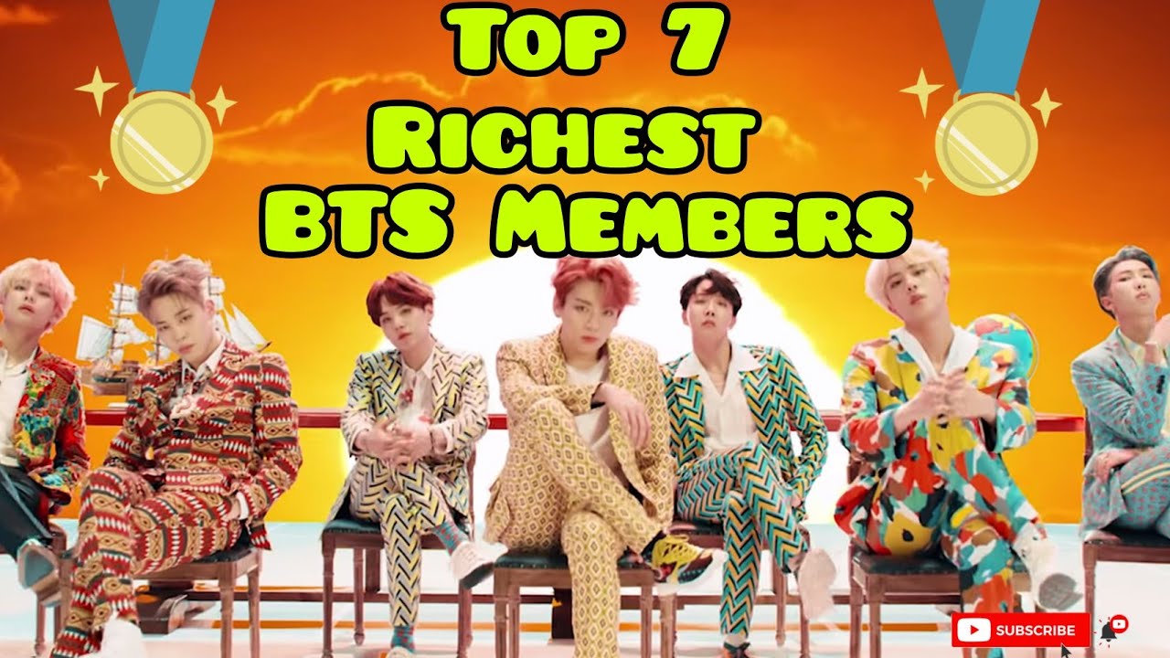 Top 7 Richest BTS Members🏅 #bts #btsarmy #top7 #btsedits # ...