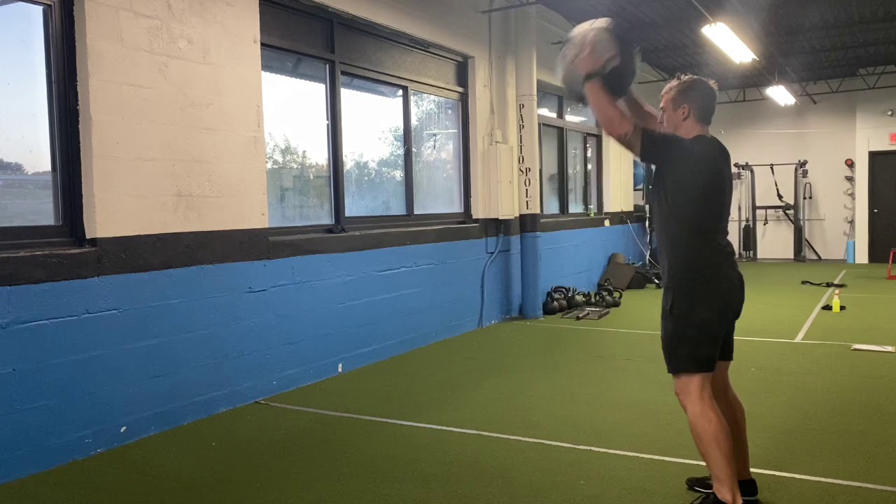 Snapdown To Broad Jump Chest Pass - YouTube