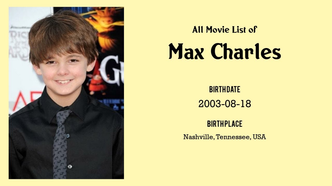 Max Charles Movies list Max Charles| Filmography of Max Charles - YouTube