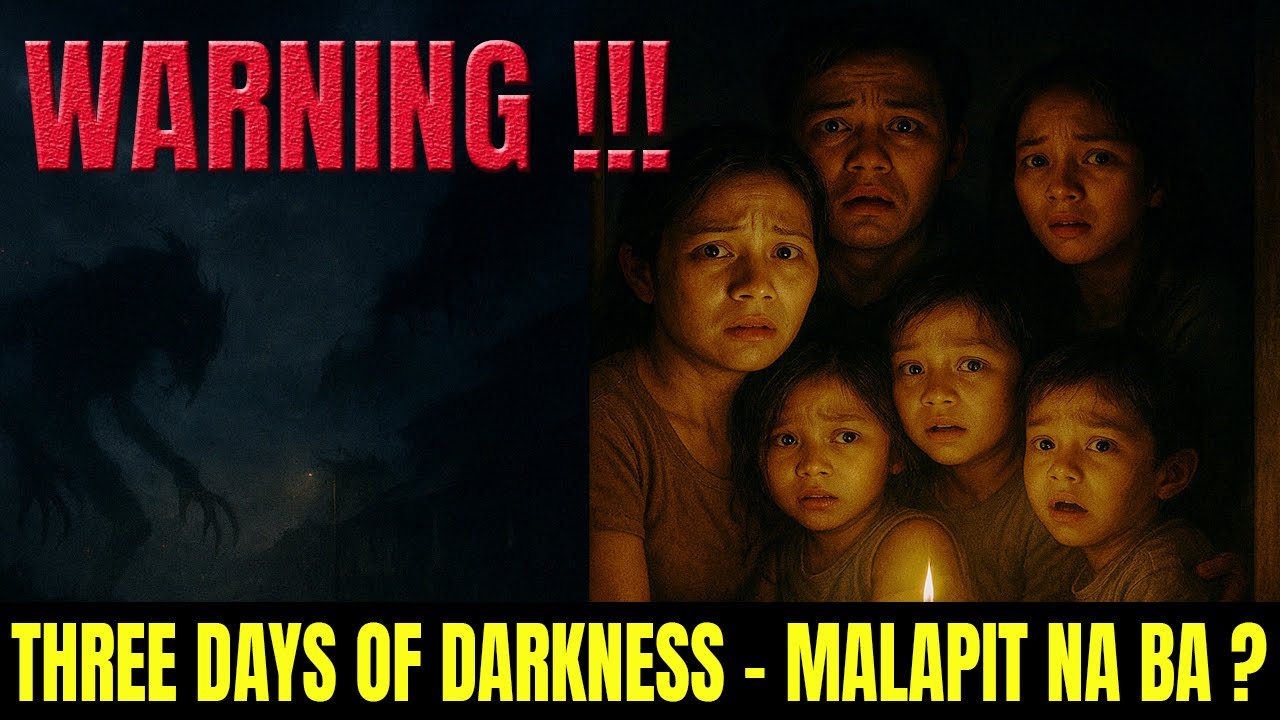 WARNING !!! THREE DAYS OF DARKNESS, malapit na ? - YouTube
