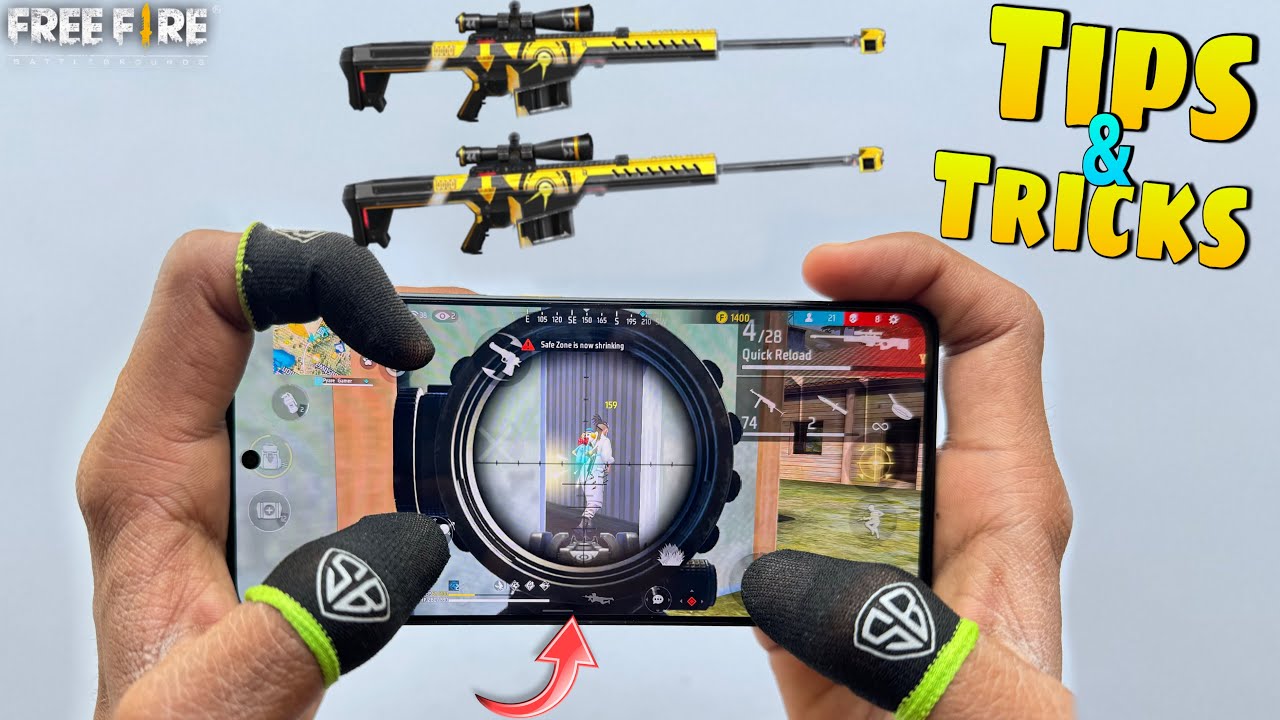 AWM and M82B Sniper tips and tricks fast+accuracy and settings with ...