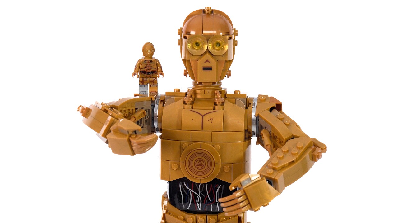LEGO Star Wars Large C-3PO independent review! Great build, face less ...
